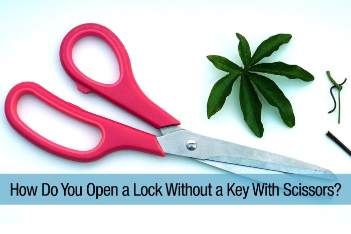 How Do You Open a Lock Without a Key With Scissor? - Absolute Locksmith